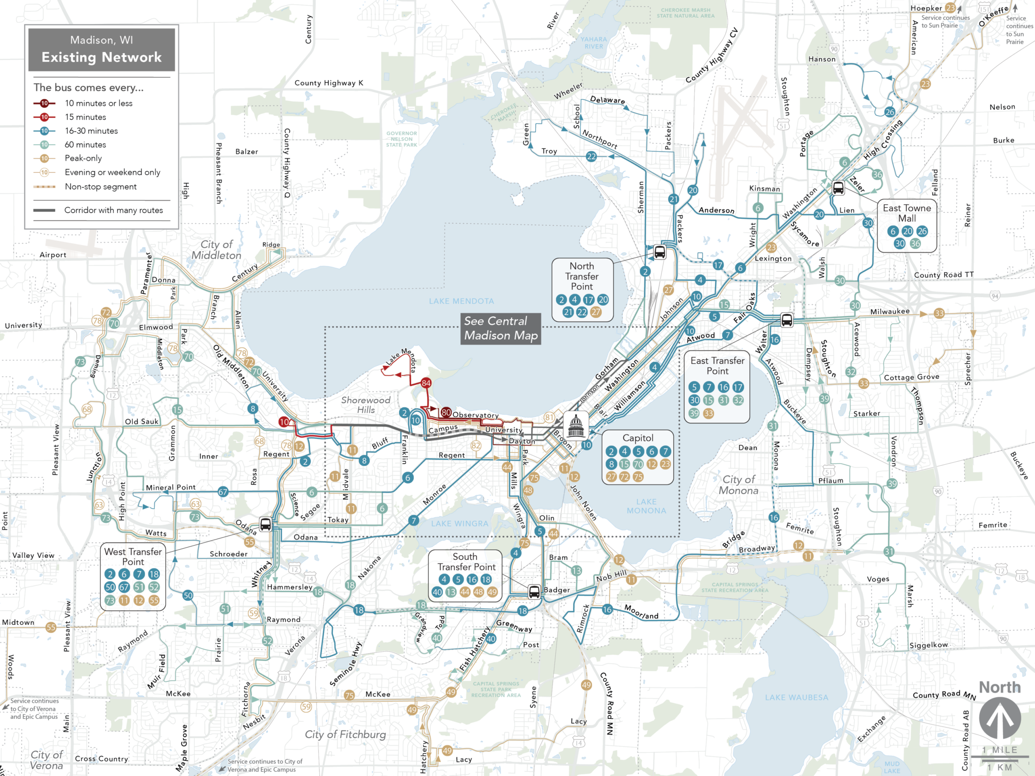 Madison: Welcome to Your New Network — Human Transit