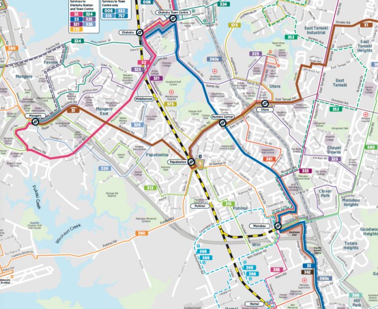Auckland: South Auckland Redesign Rolls Out — Human Transit