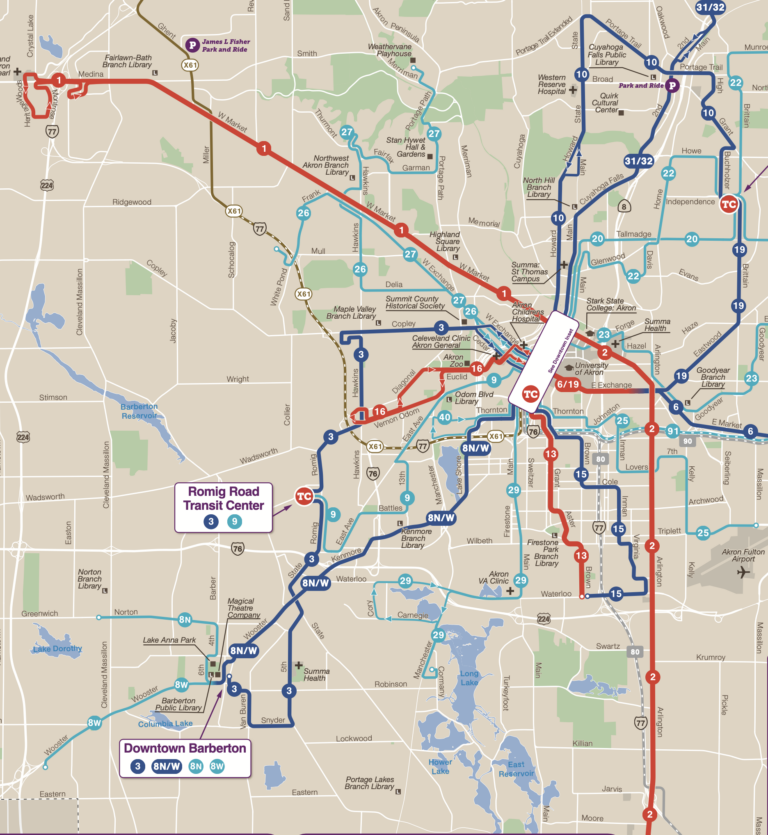 Akron: Welcome to Your New Network — Human Transit