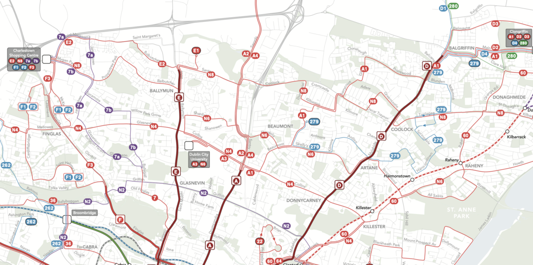 Dublin Bus Network Redesign — Human Transit