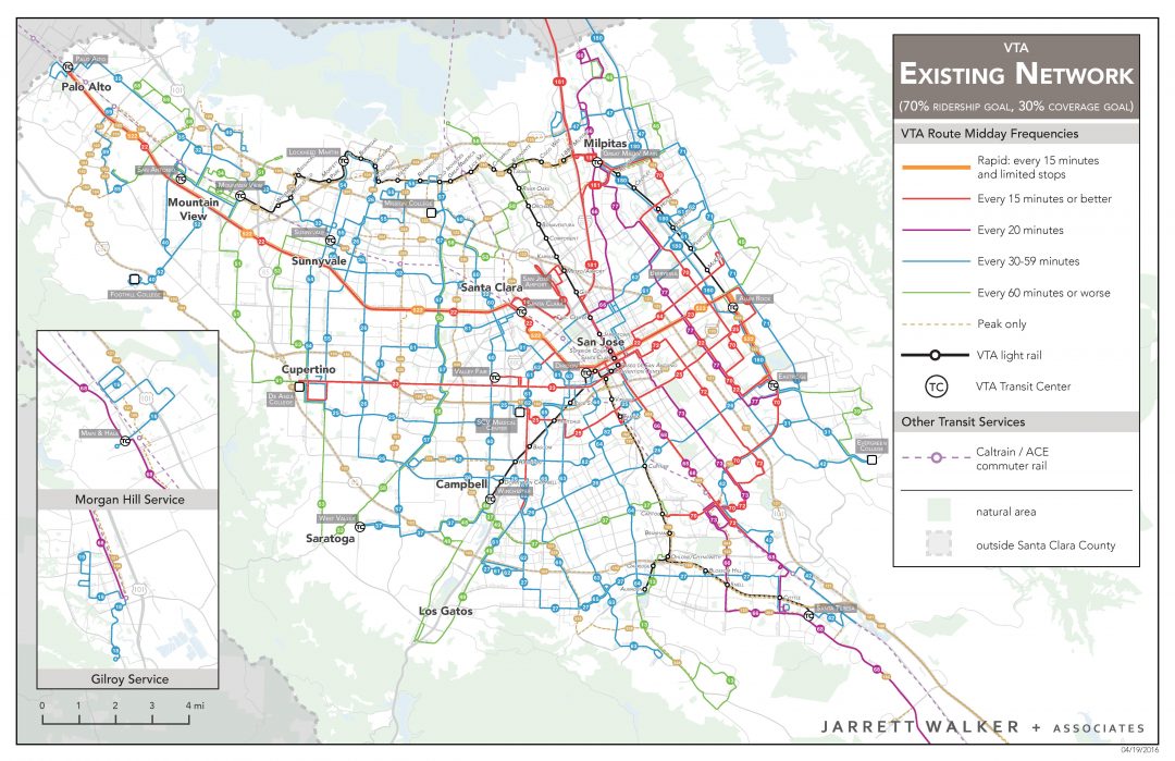 San Jose and Silicon Valley: A New Bus Network Proposed — Human Transit