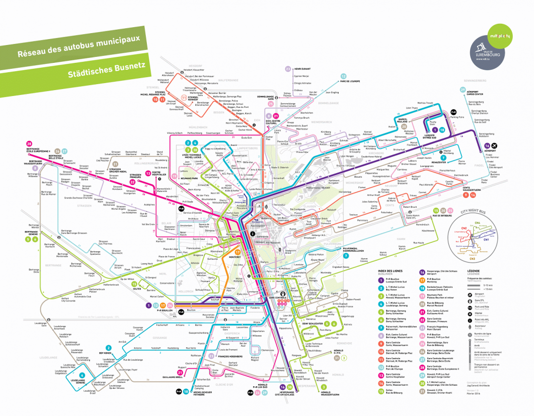 Luxembourg: A New Official Frequency-based Map — Human Transit
